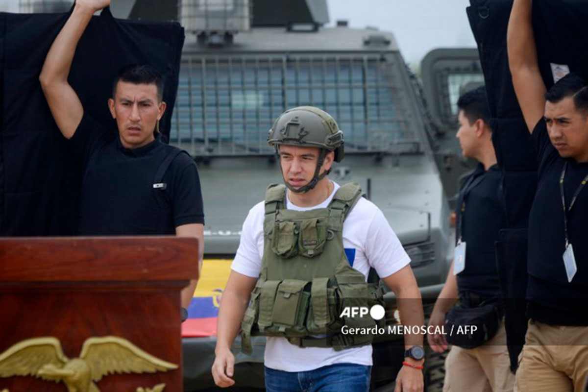 Noboa planteará reforma para permitir bases militares extranjeras en Ecuador - La Razón